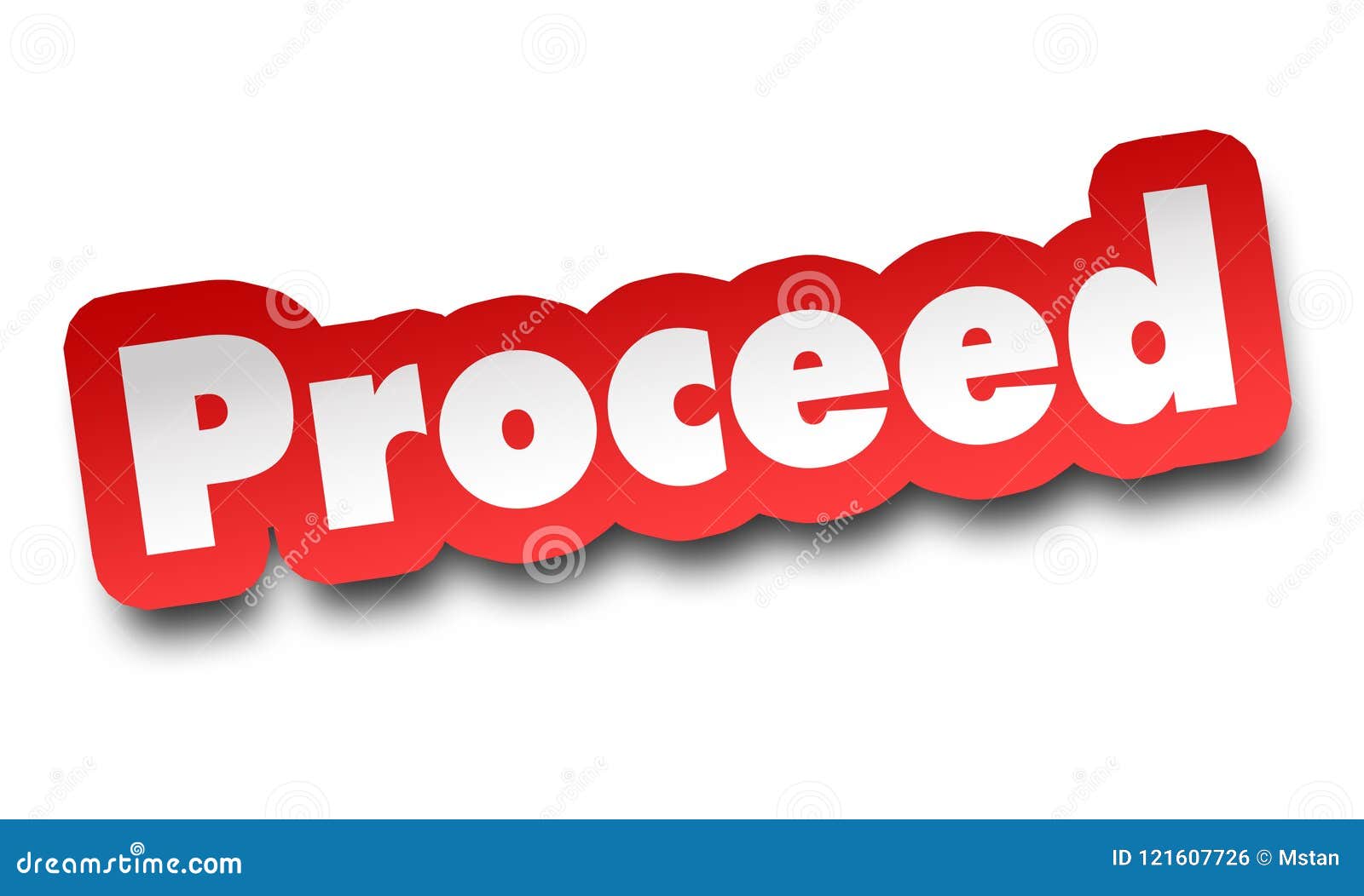 Procede El Ejemplo Del Concepto 3d Aislado Stock de ilustración ...