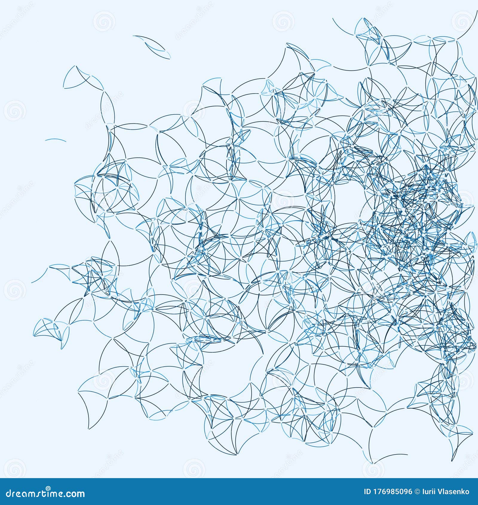 Procedural Art Network Mesh Background Illustration Stock Vector ...