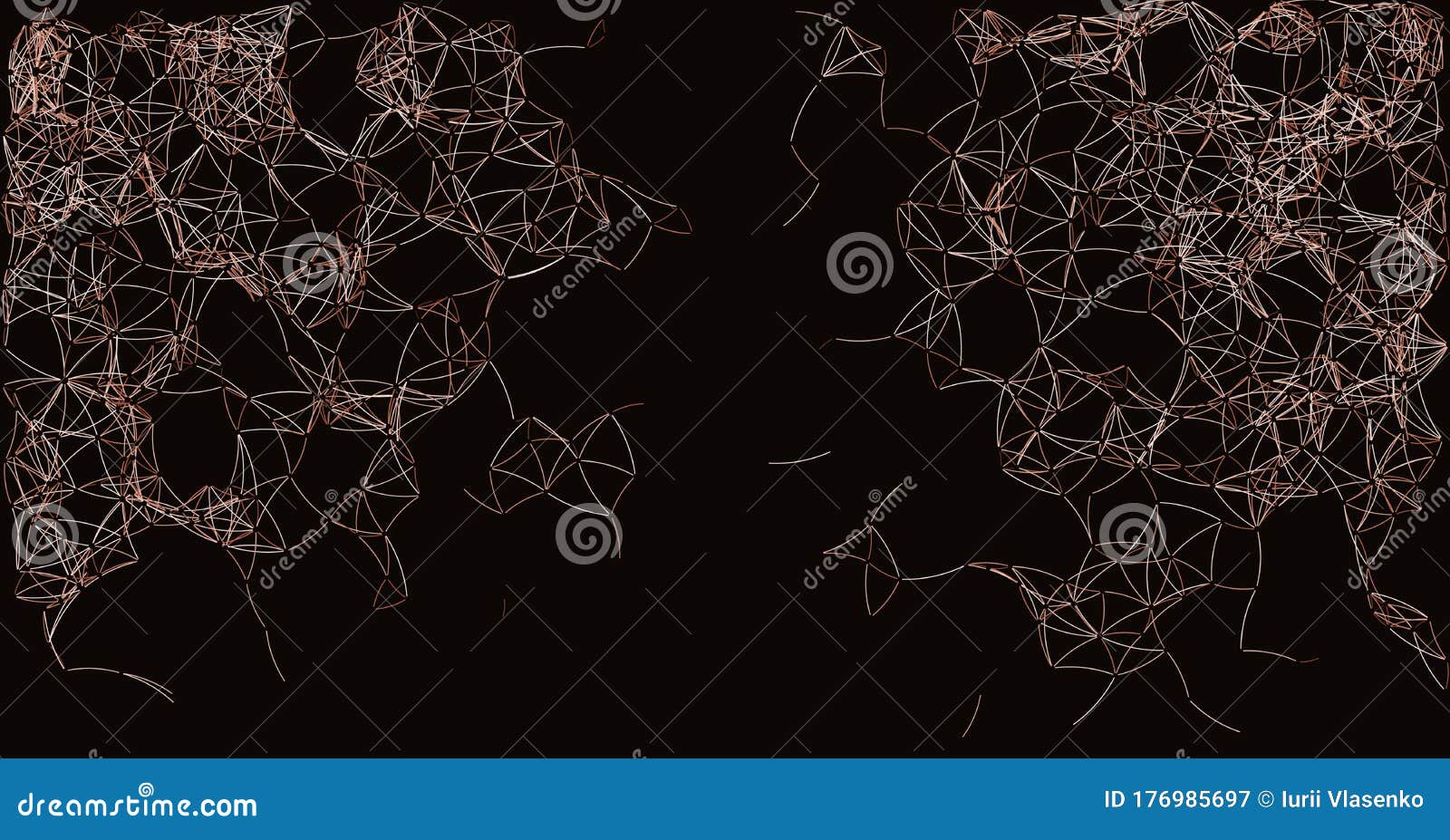 Procedural Art Network Mesh Background Illustration Stock Vector ...