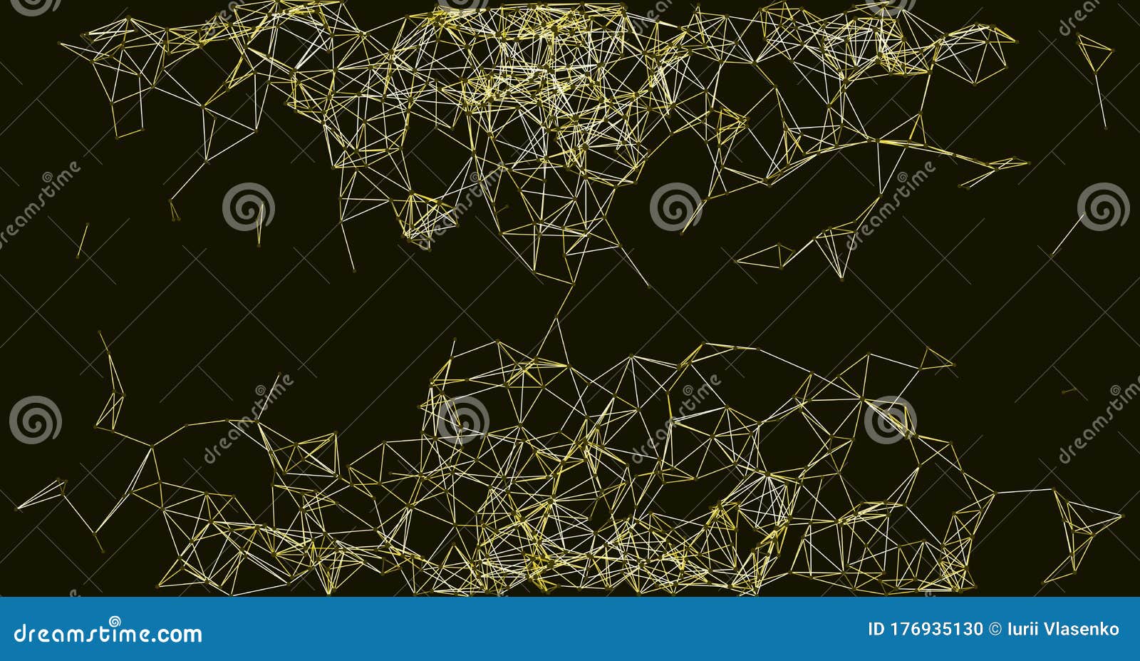 Procedural Art Network Mesh Background Illustration Cartoon Vector ...