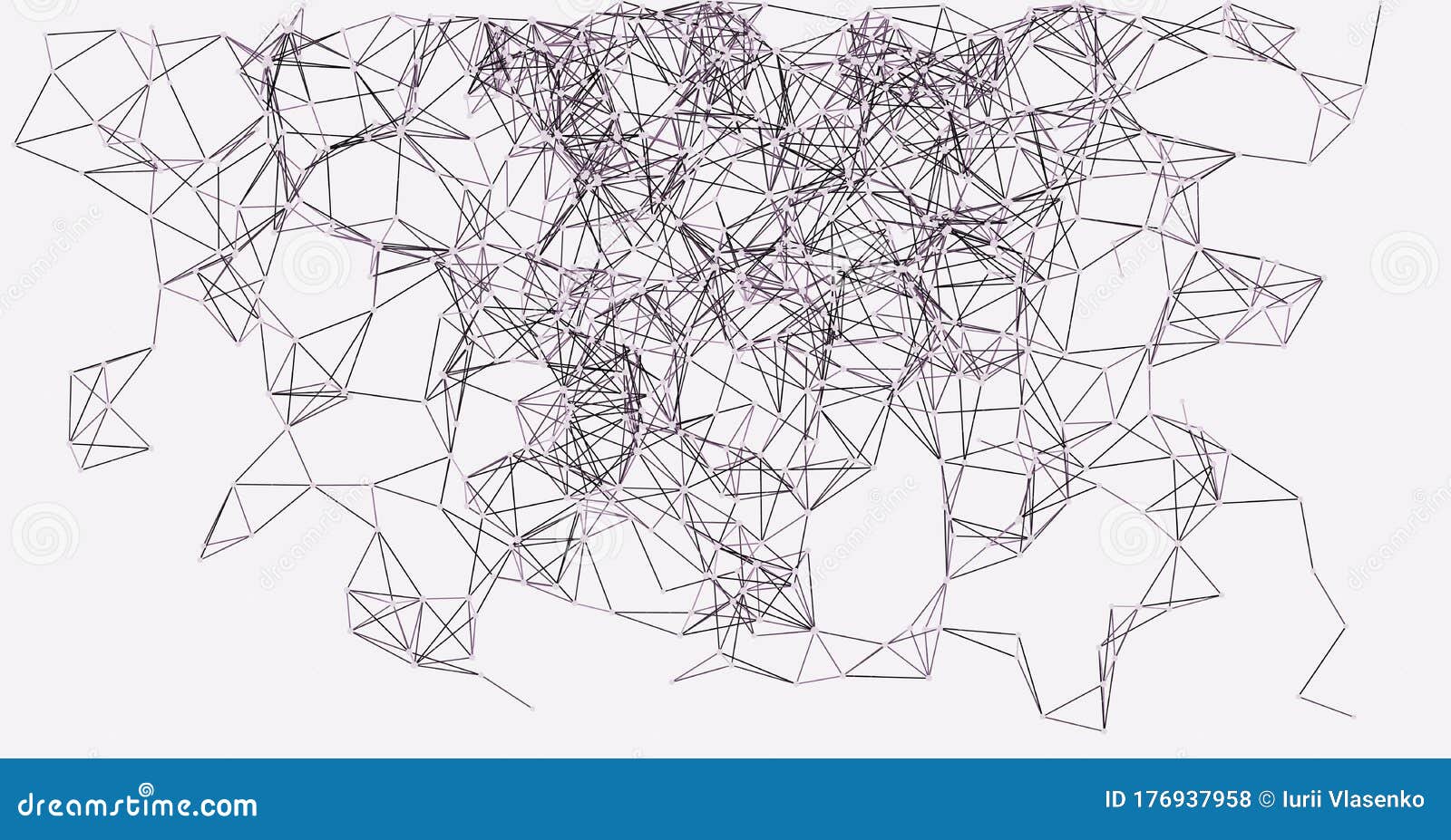 Procedural Art Network Mesh Background Illustration Cartoon Vector ...