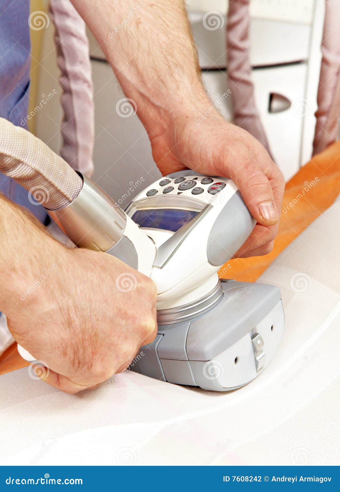 Procedure of Treatment of a Cellulitis Stock Photo - Image of women ...