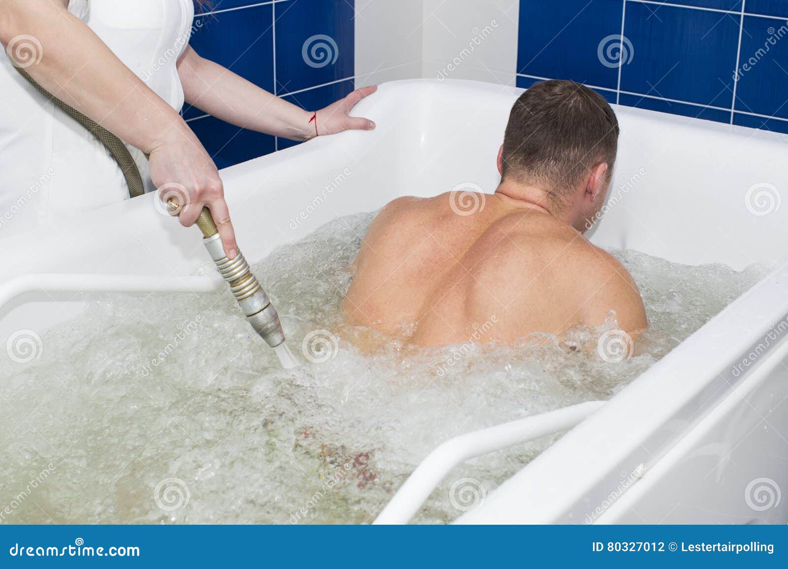 Procedure in the Whirlpool Hydrobath Stock Photo - Image of swimming ...
