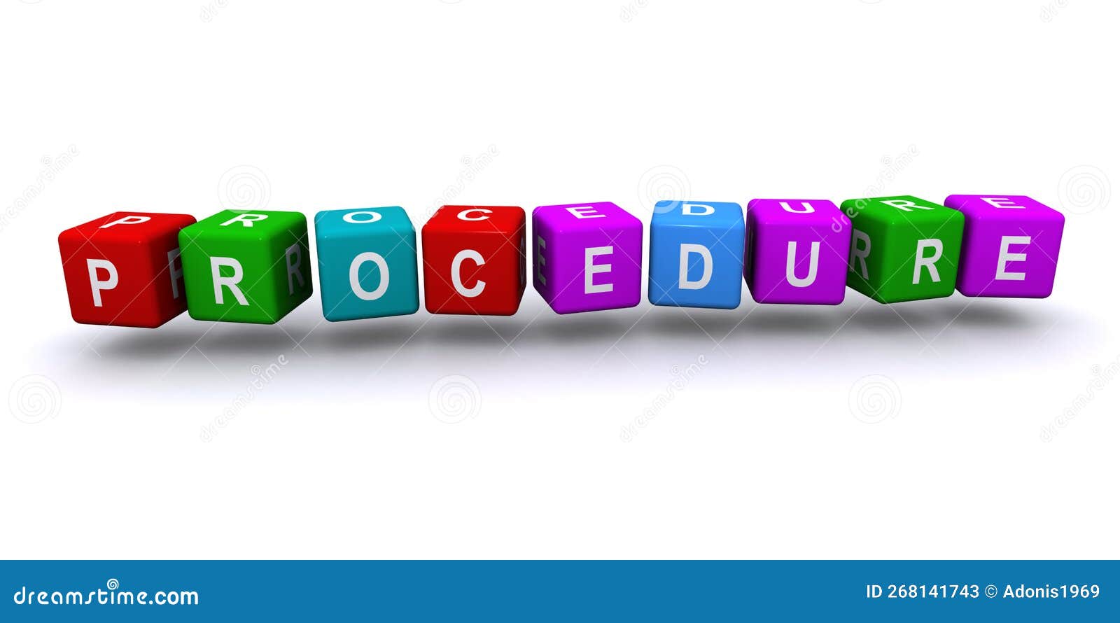 Procedure Word On Purple Stock Photography | CartoonDealer.com #284685578