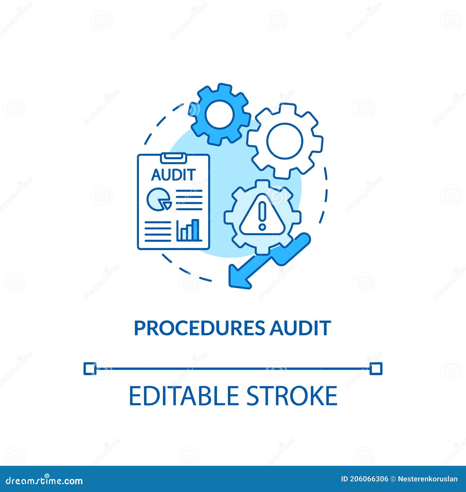 Procedures Audit Concept Icon Stock Vector - Illustration of concept ... Procedures Audit Concept Icon Stock Vector - Illustration of concept ...