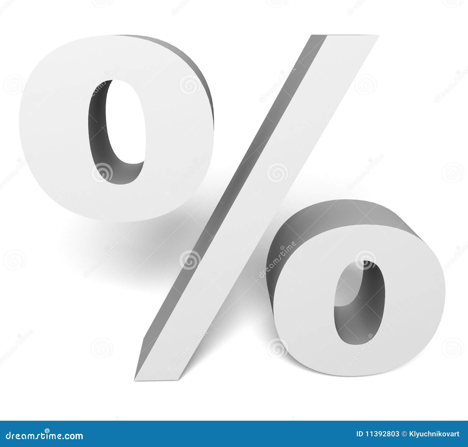 Procent big sign stock illustration. Illustration of price - 11392803