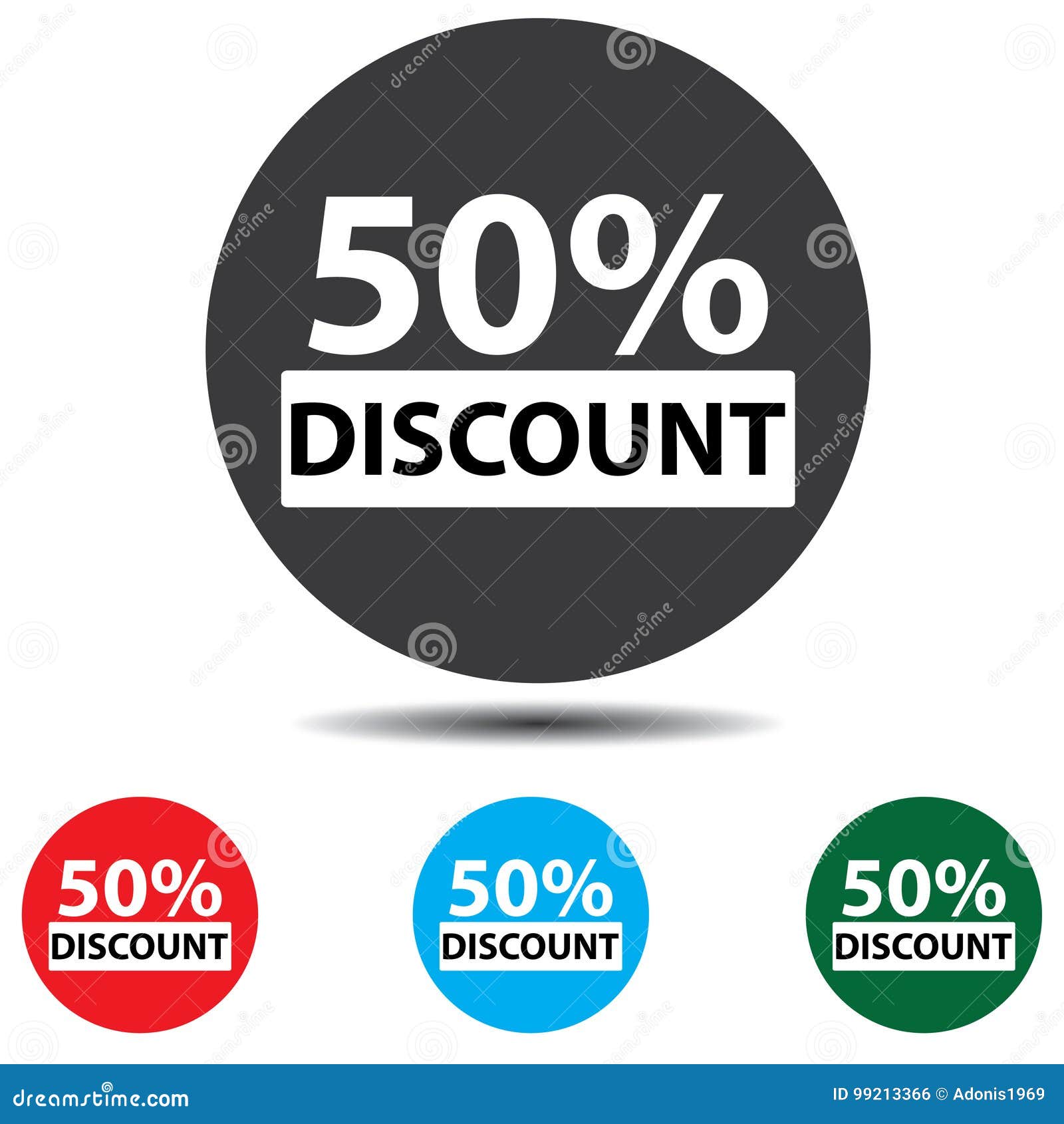 50 procent rabatt vektor illustrationer. Illustration av försäljningar ...