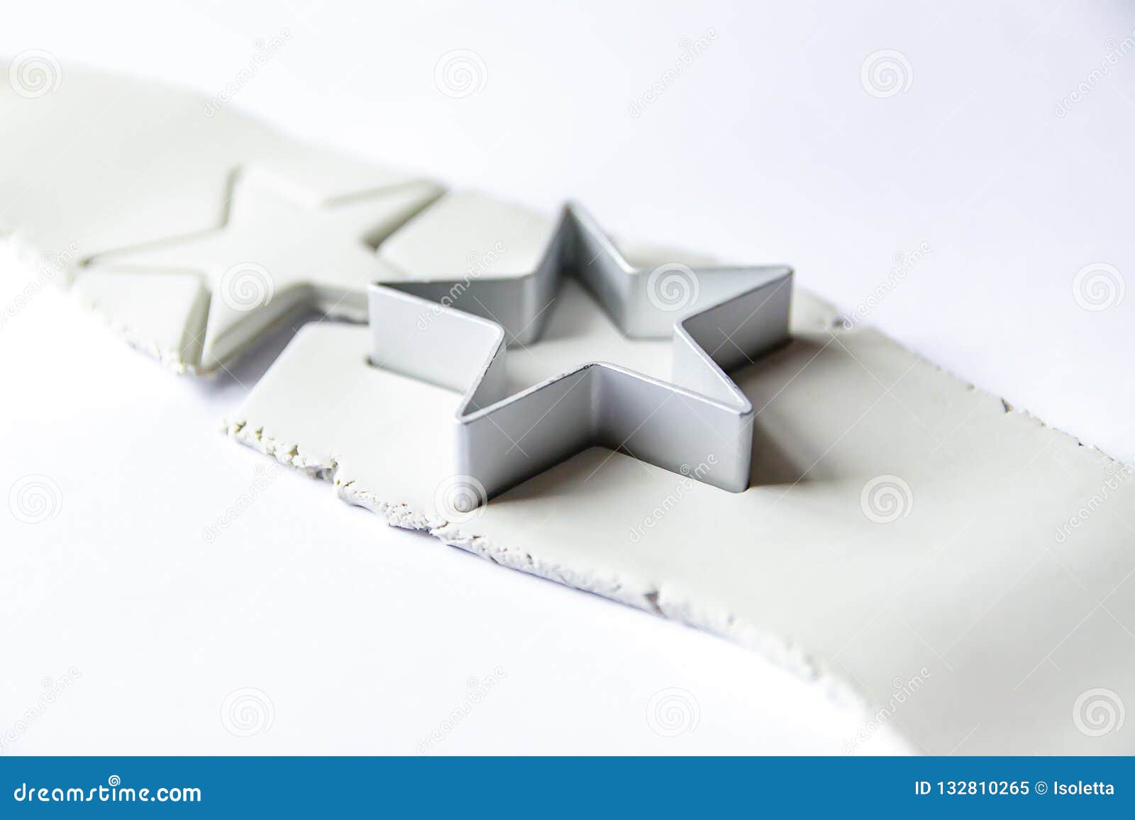 Proceso De Modelar Figuras De Estrella De La Arcilla De Modelado Imagen ...