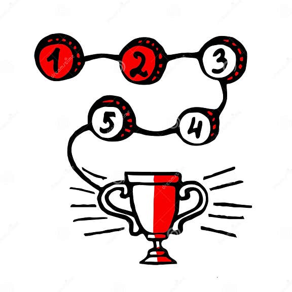 The Process of Achieving Goals and Results Step by Step Stock Vector ... The Process of Achieving Goals and Results Step by Step Stock Vector ...