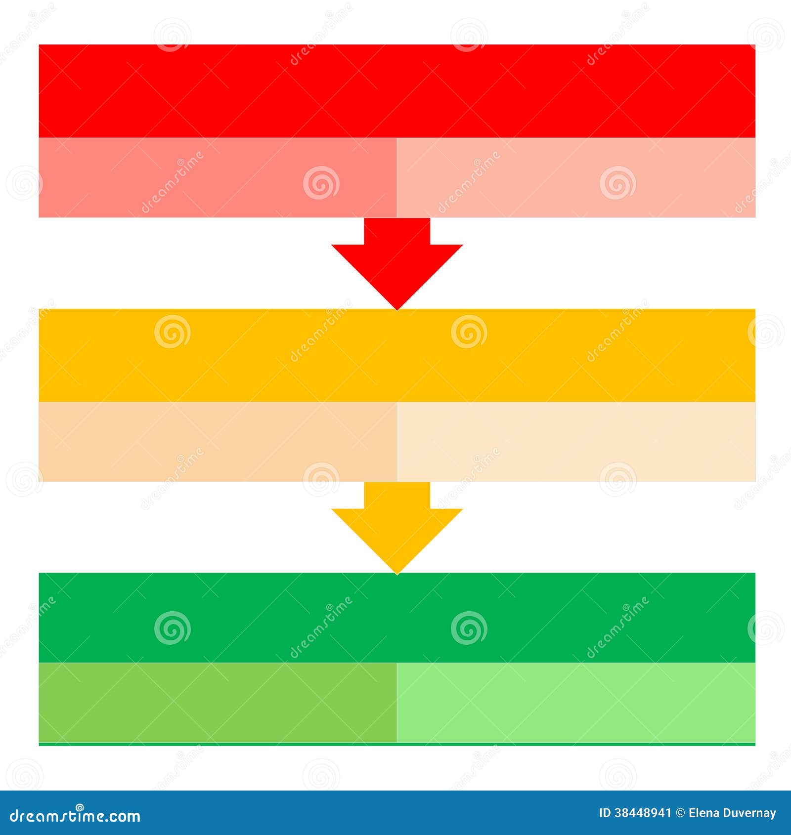 Process arrows stock illustration. Illustration of color - 38448941