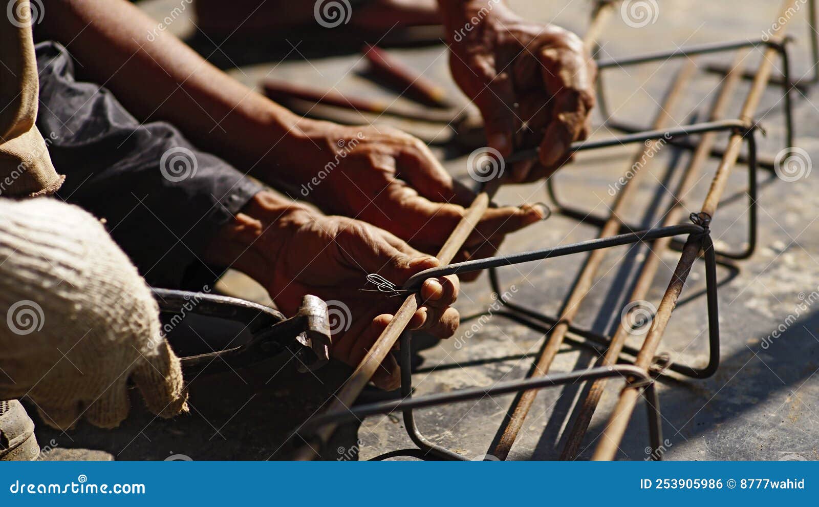 Iron stringing stock photo. Image of craft, baking, expertise - 253905986