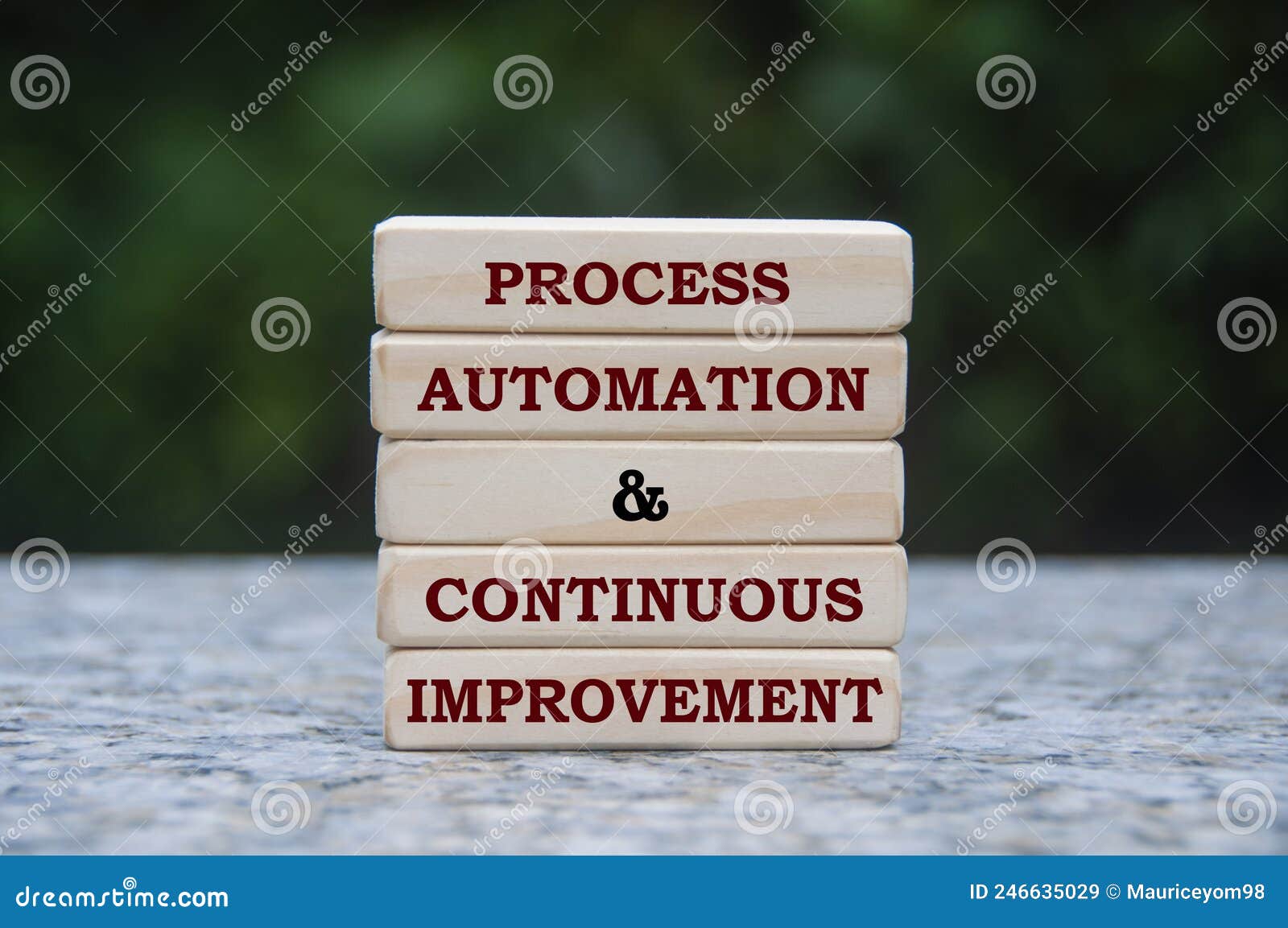 Process Automation and Continuous Improvement Text on Wooden Blocks ... Process Automation and Continuous Improvement Text on Wooden Blocks ...