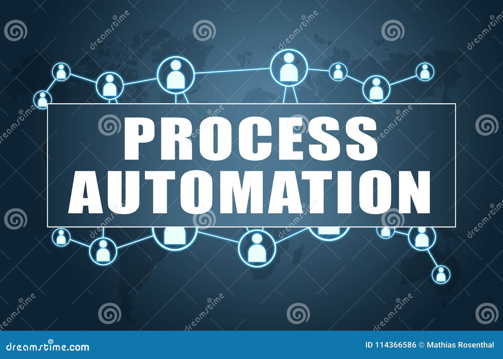 Process Automation stock illustration. Illustration of resources ...