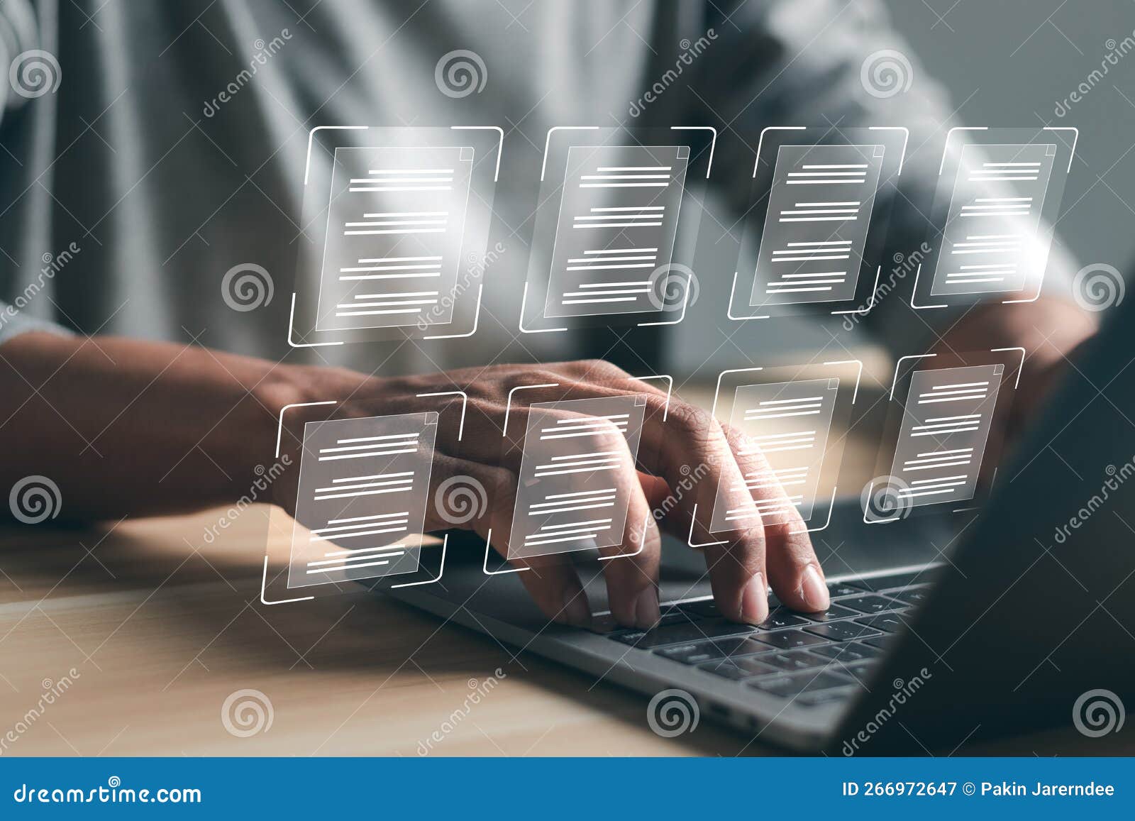 Process Automation To Efficiently Manage Files Stock Image Image Of