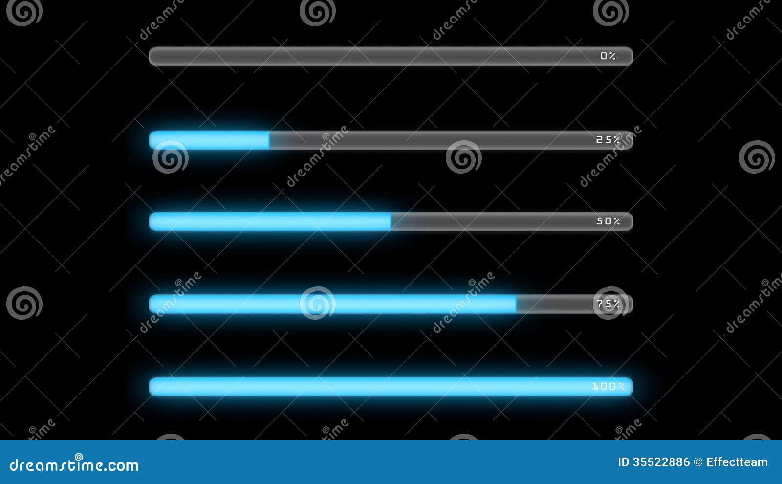 Process bar dark stock illustration. Illustration of cable - 35522886