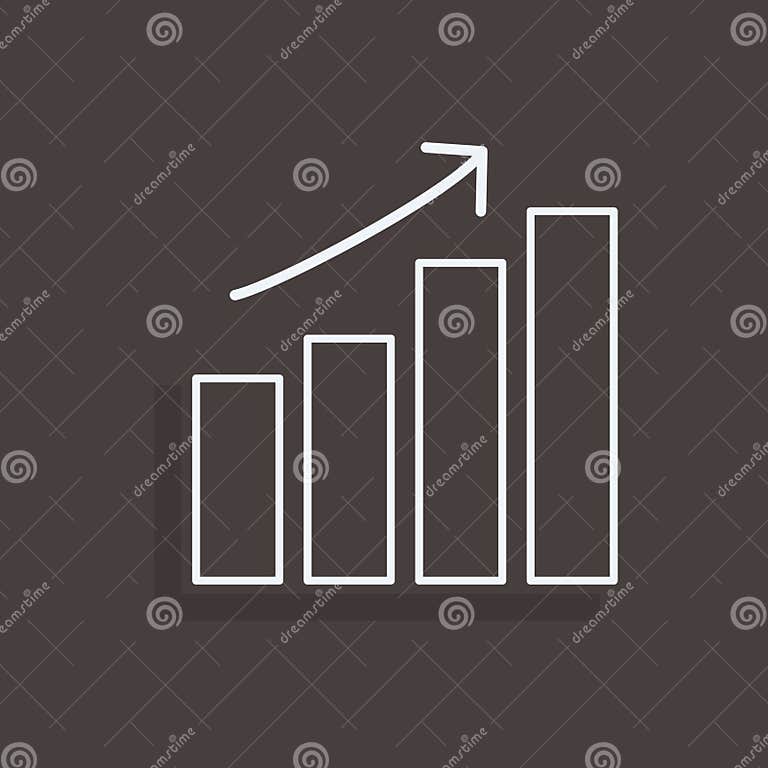 Process Bar Graph. Vector Illustration Decorative Design Stock Vector ...
