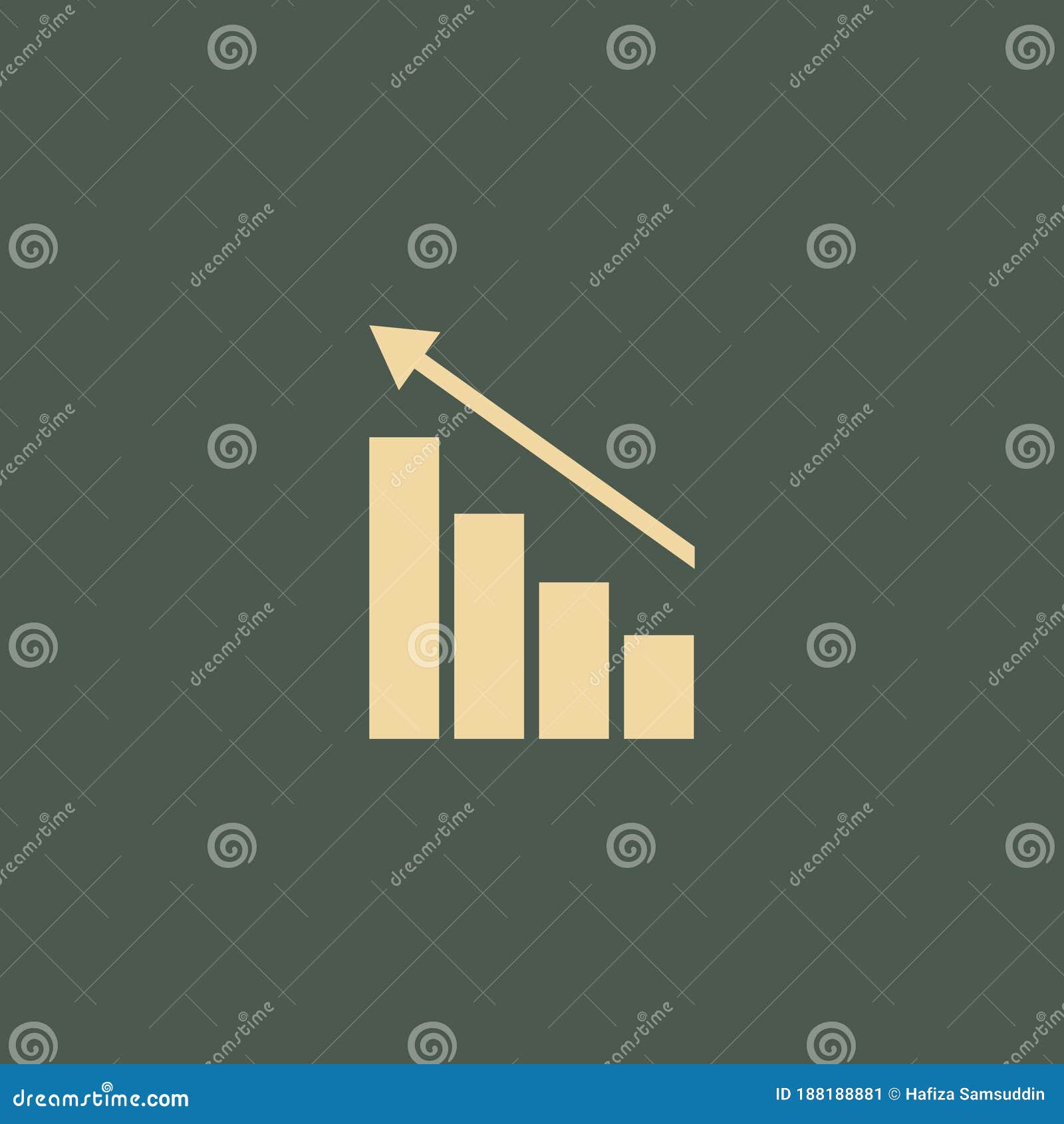 Process Bar Graph. Vector Illustration Decorative Design Stock Vector ...