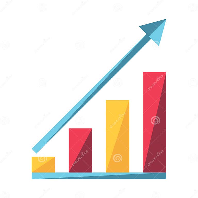 Process Bar Graph. Vector Illustration Decorative Design Stock Vector ...