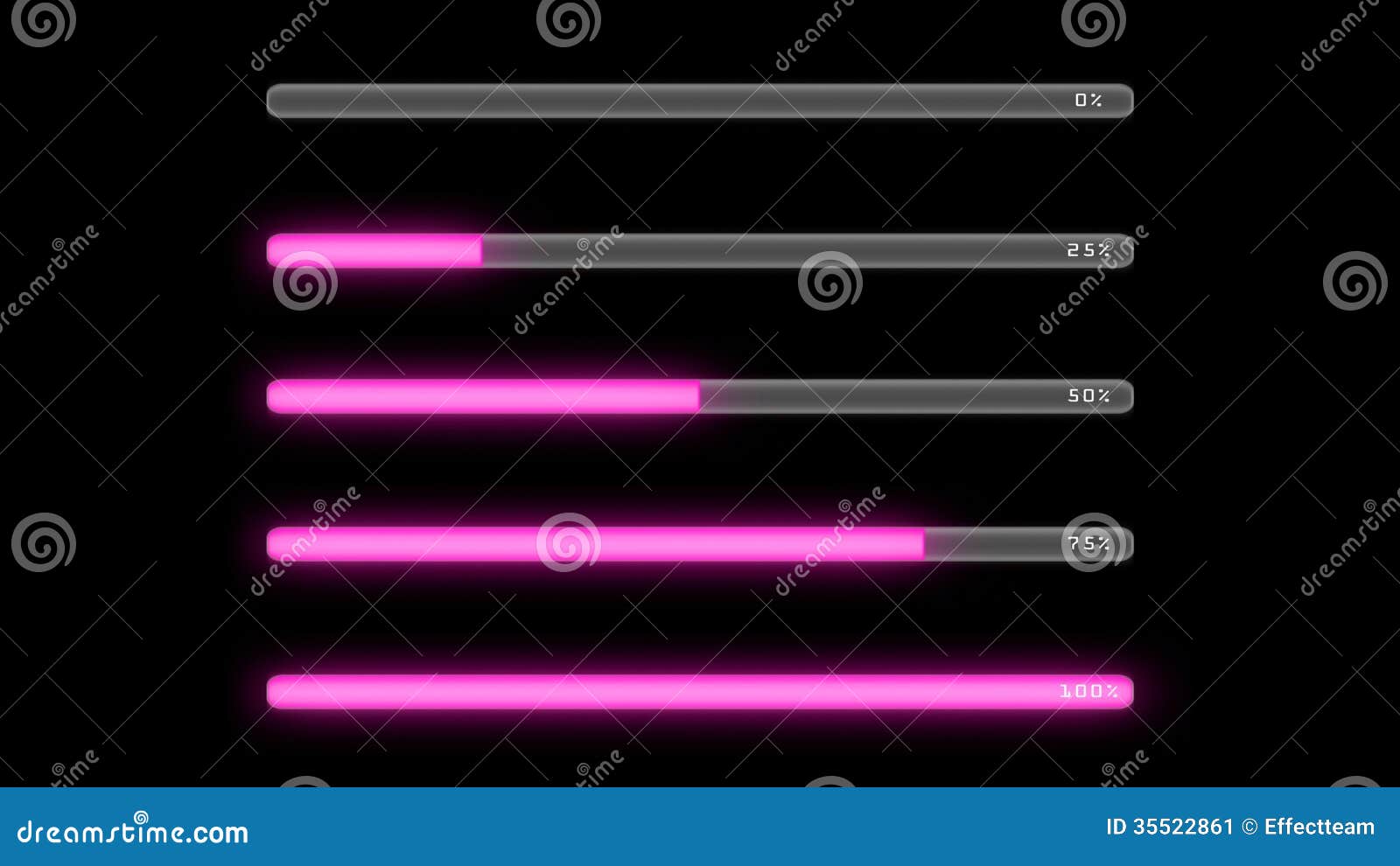 Process bar pink dark stock illustration. Illustration of loading ...