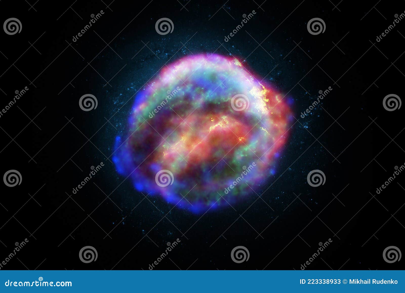 The Process of Birth of New Star or Supernova, Elements of this Image ...