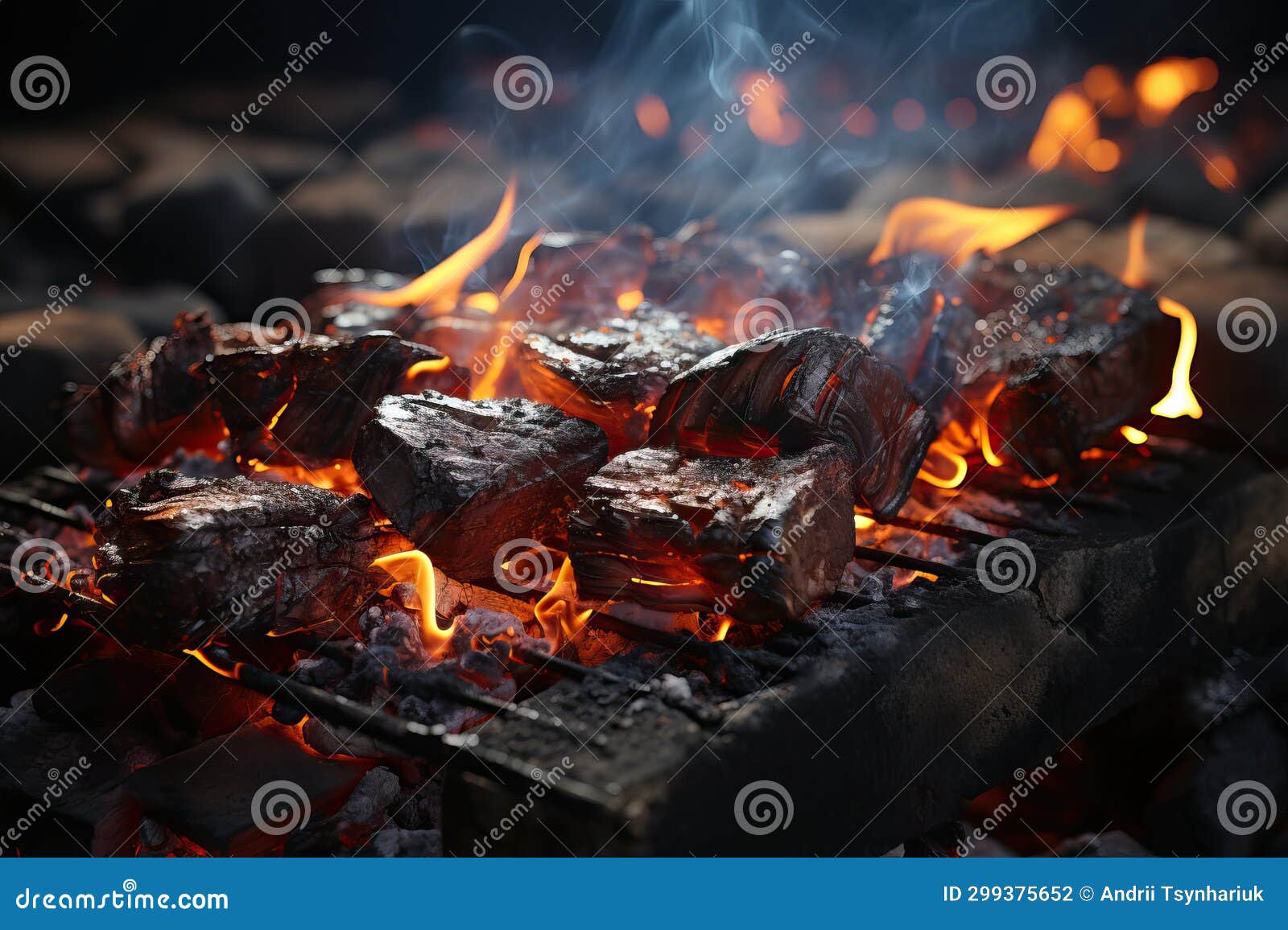 The Process of Burning Coal. Stock Photo - Image of mineral, work ...