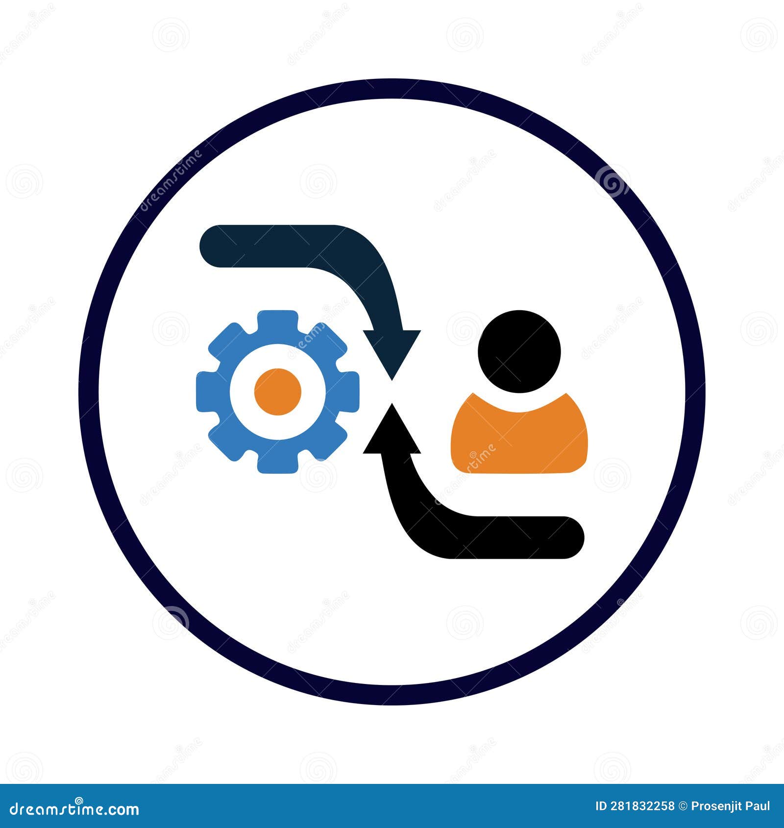 Process, Business, Control, Management, Development Icon Stock Vector ...