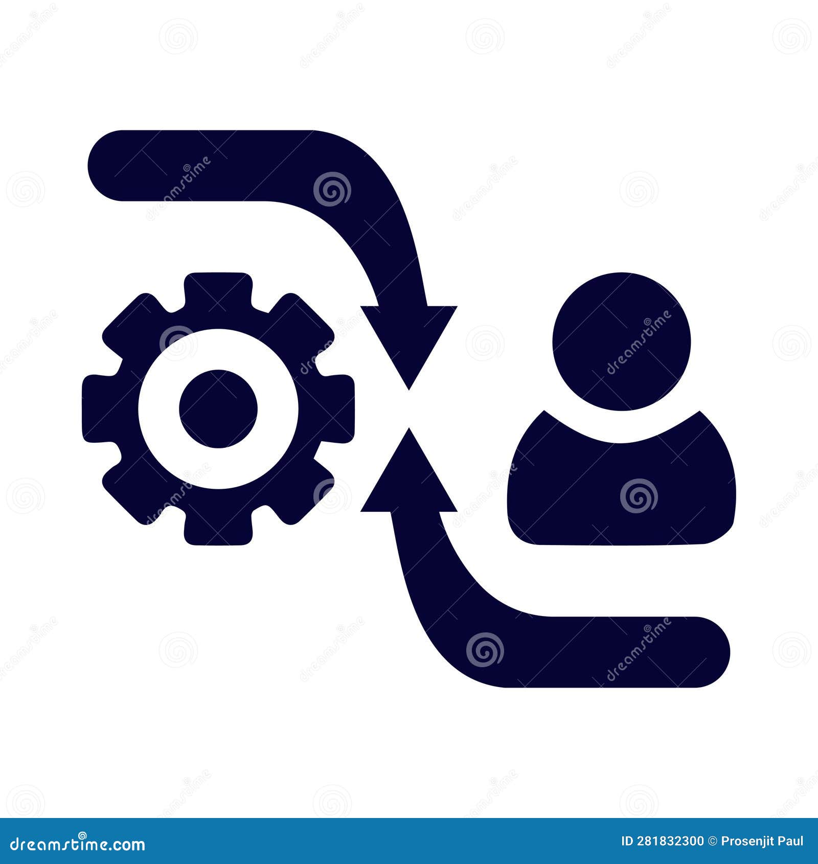 Process, Business, Control, Management, Development Icon Stock Vector ...