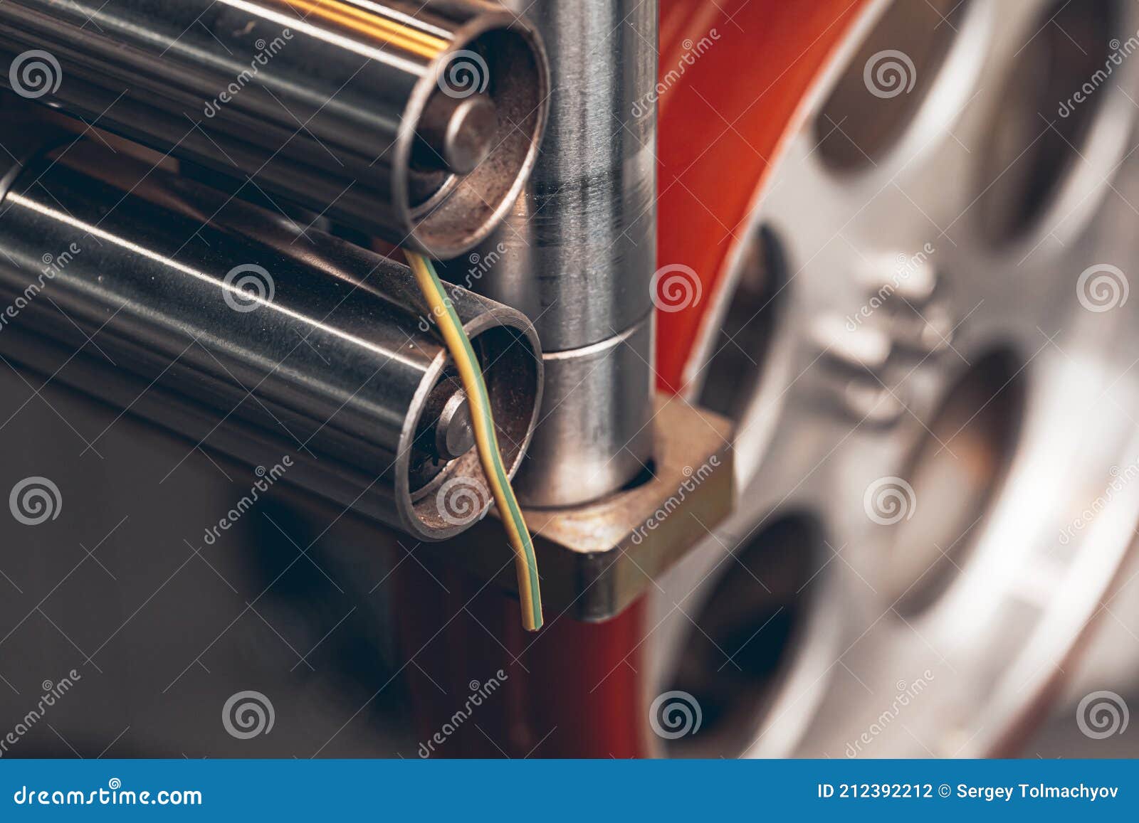 Process of Cable Production in a Factory Stock Photo - Image of ...