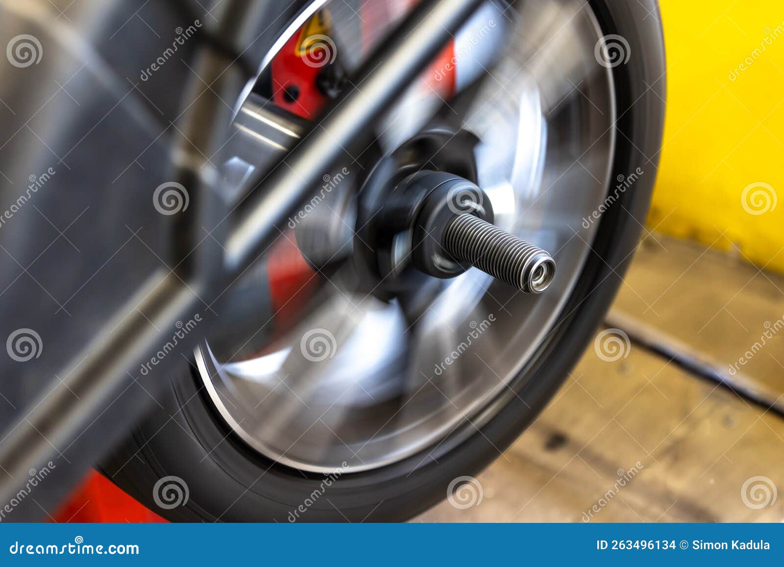 Process of Car Wheel Geometry, Vehicle or Car Diagnostics Stock Photo ...