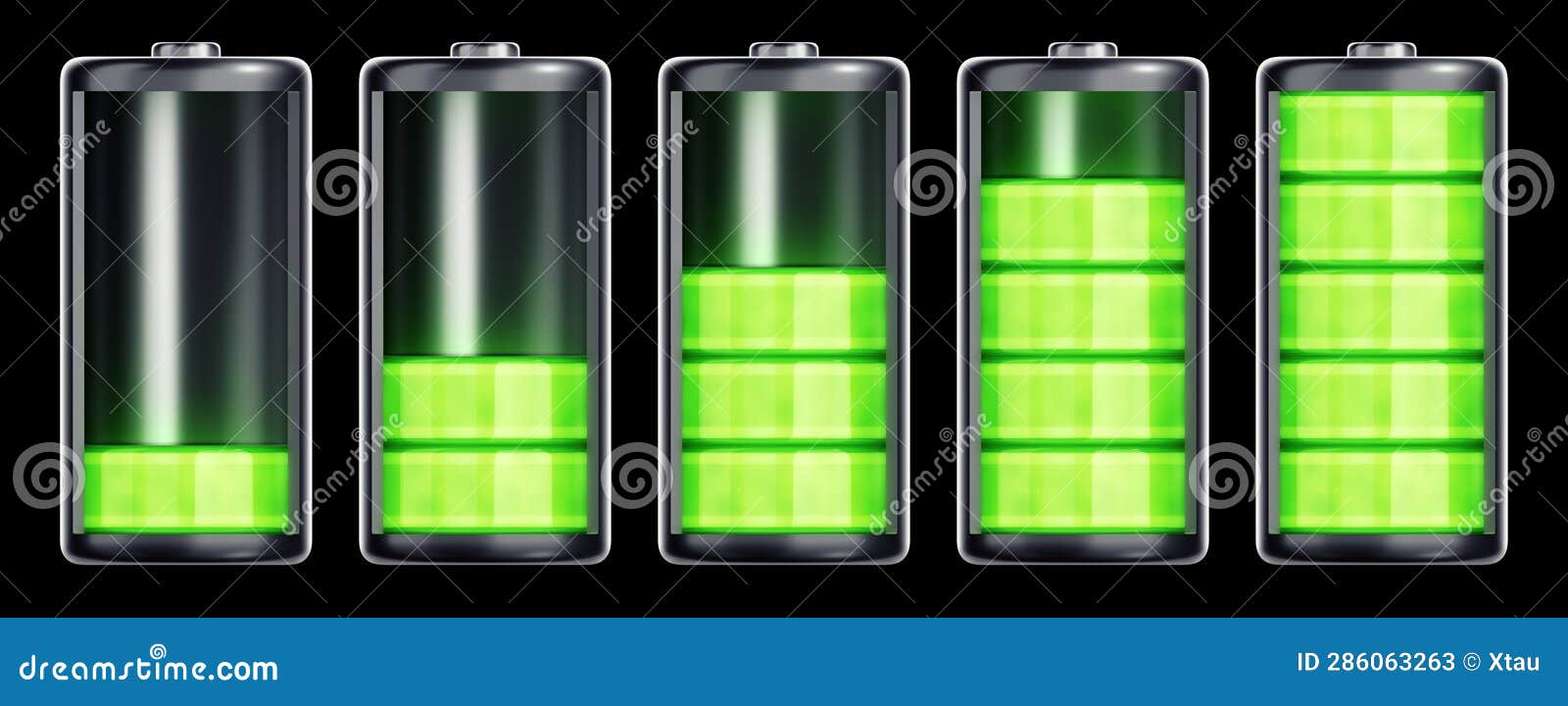 Process of Charging a Battery Stock Image - Illustration of electric ...