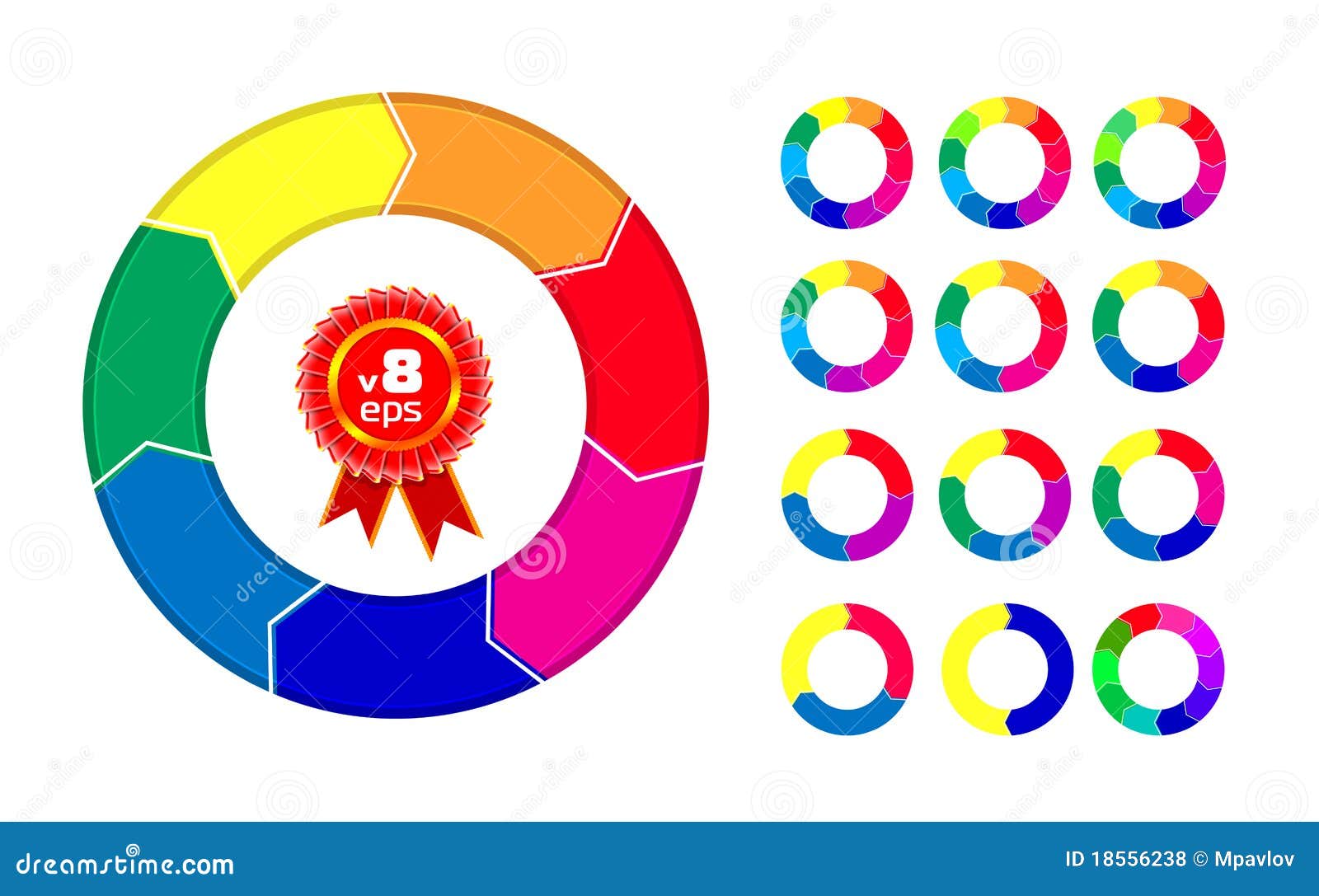 Process Charts With Steps Infographics Vector Illustration ...