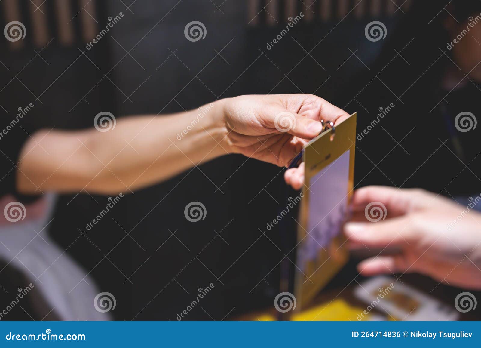 Process of Checking in on a Conference Congress Forum Event ...