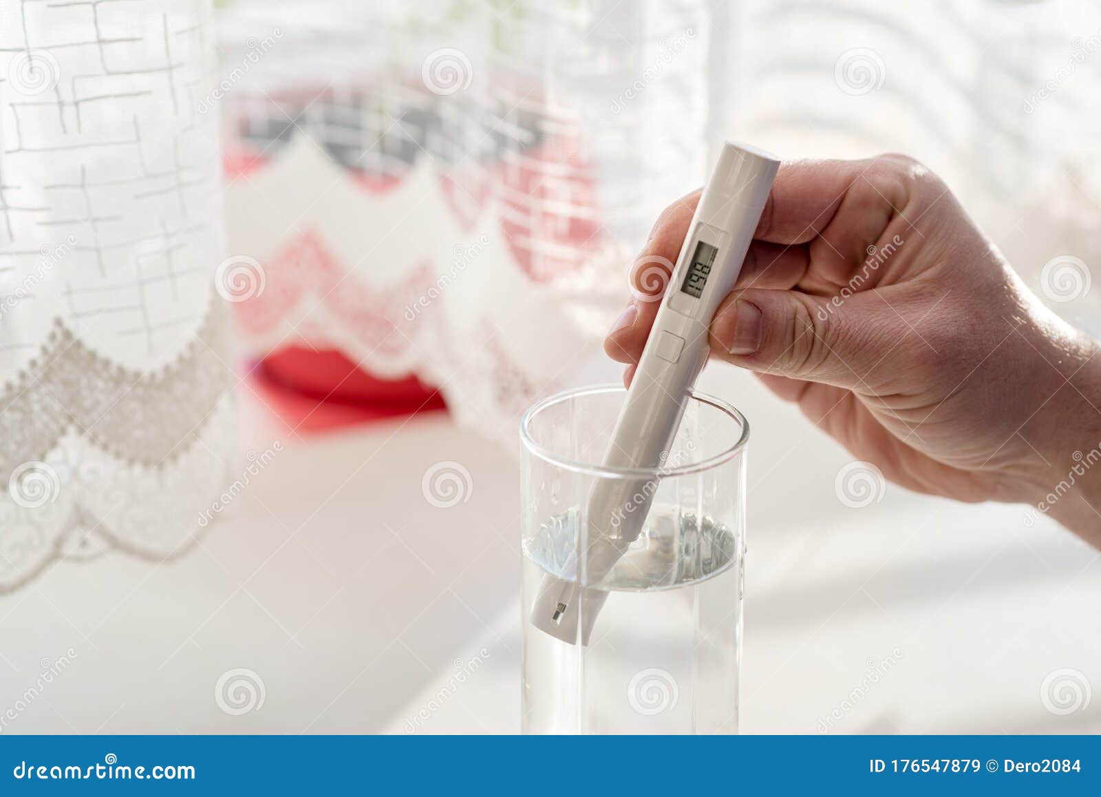 Process of Checking the Purity Level of Tap Water Using Water TDS Meter ...