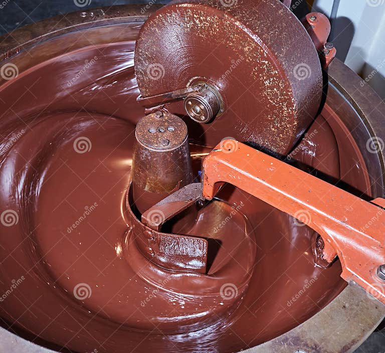 Process of Chocolate Making Stock Image - Image of background ...