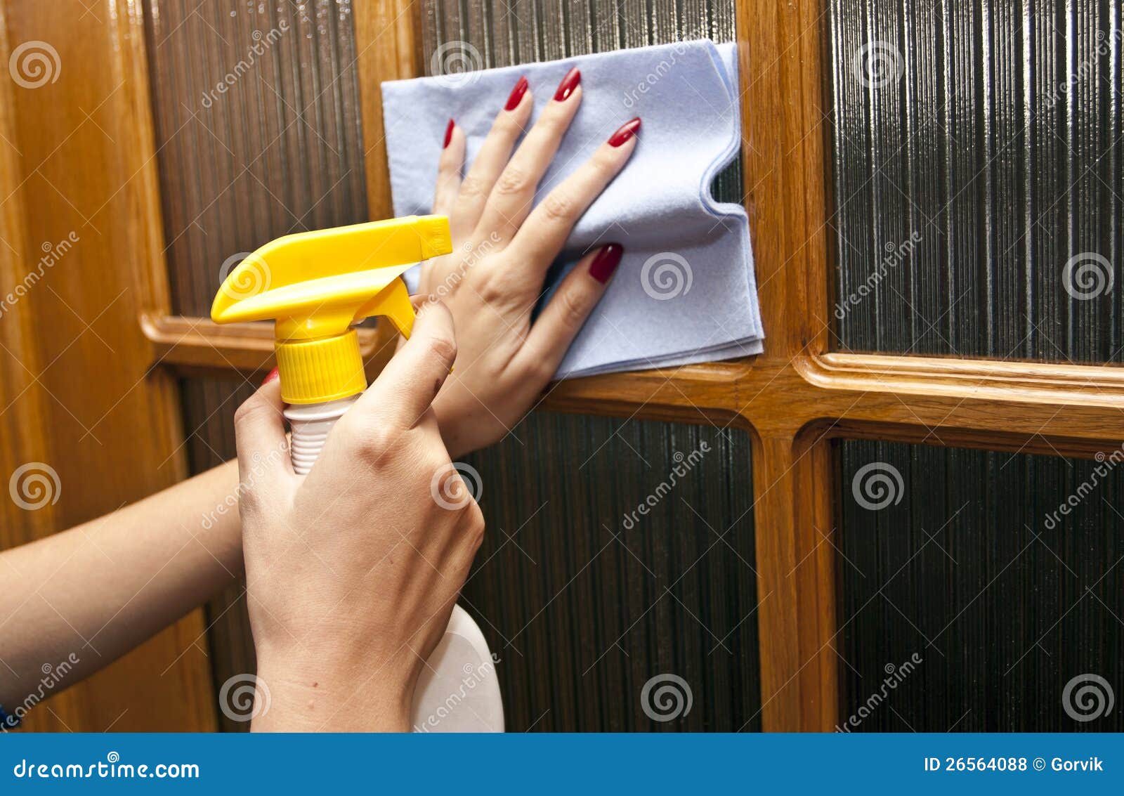 Process of Cleaning, Wiping Stock Photo - Image of cosiness, windows ...