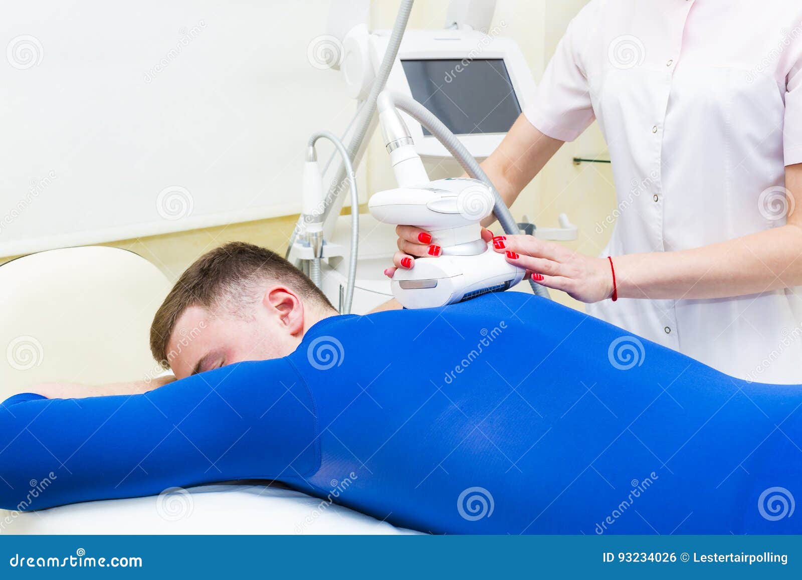 Process at the Clinic Lipomassage Stock Photo - Image of massage ...