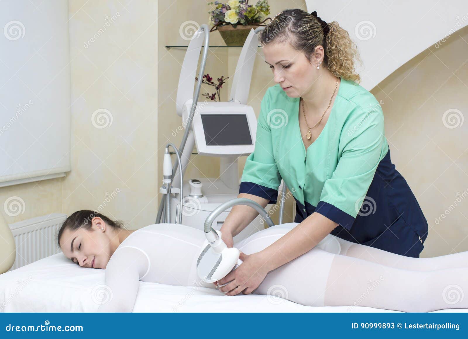 Process at the Clinic Lipomassage Stock Image - Image of health, clinic ...