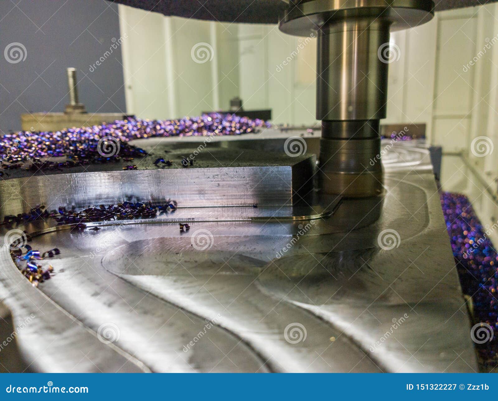 A Process of Cnc Milling of Lagre Thick Steel Palte by Curved ...