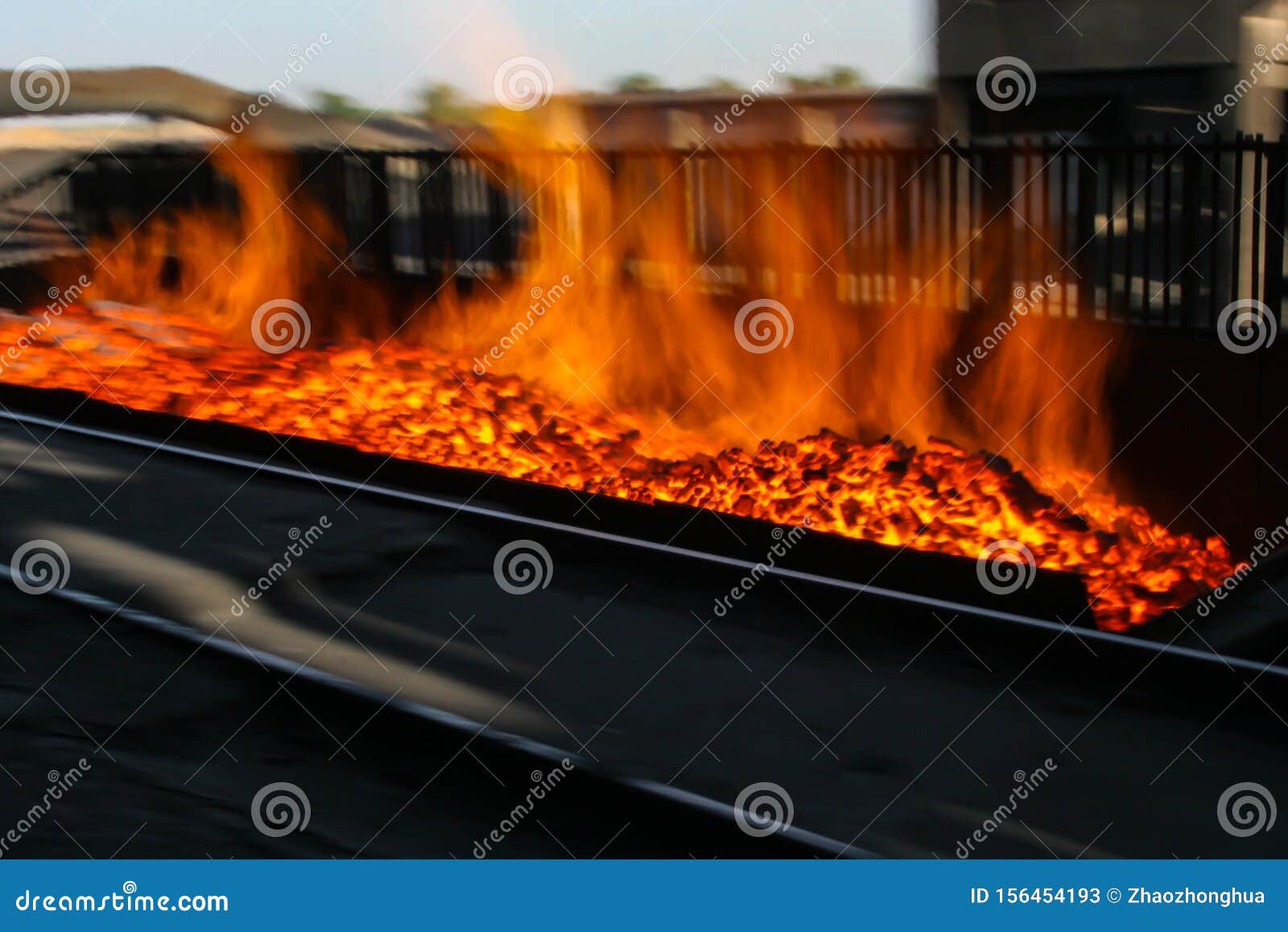 The Process of Coke Production. Stock Image - Image of enterprise, coke ...