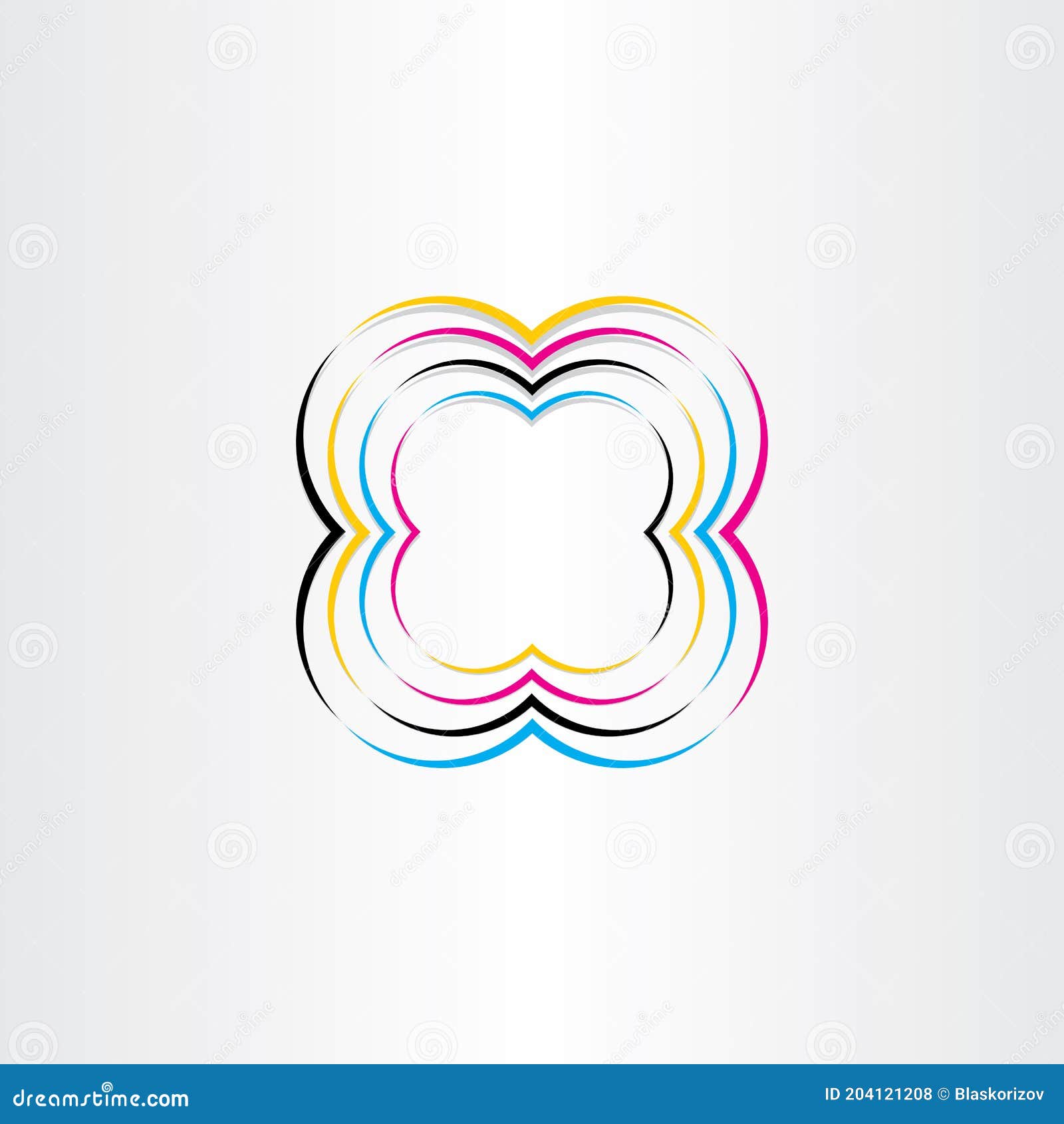 Process Colors Cmyk Abstract Background Stock Vector - Illustration of ...