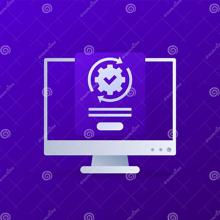 Process Completed Vector Design with Icon Stock Vector - Illustration ...