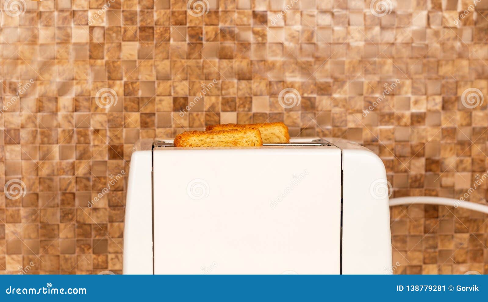 The Process of Completing the Toasting of Toasting Stock Image - Image ...