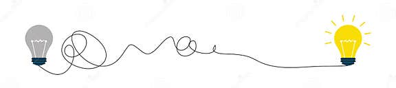 Process of Complex Problem To Simple Solution Idea Concept. Stock Illustration - Illustration of ...