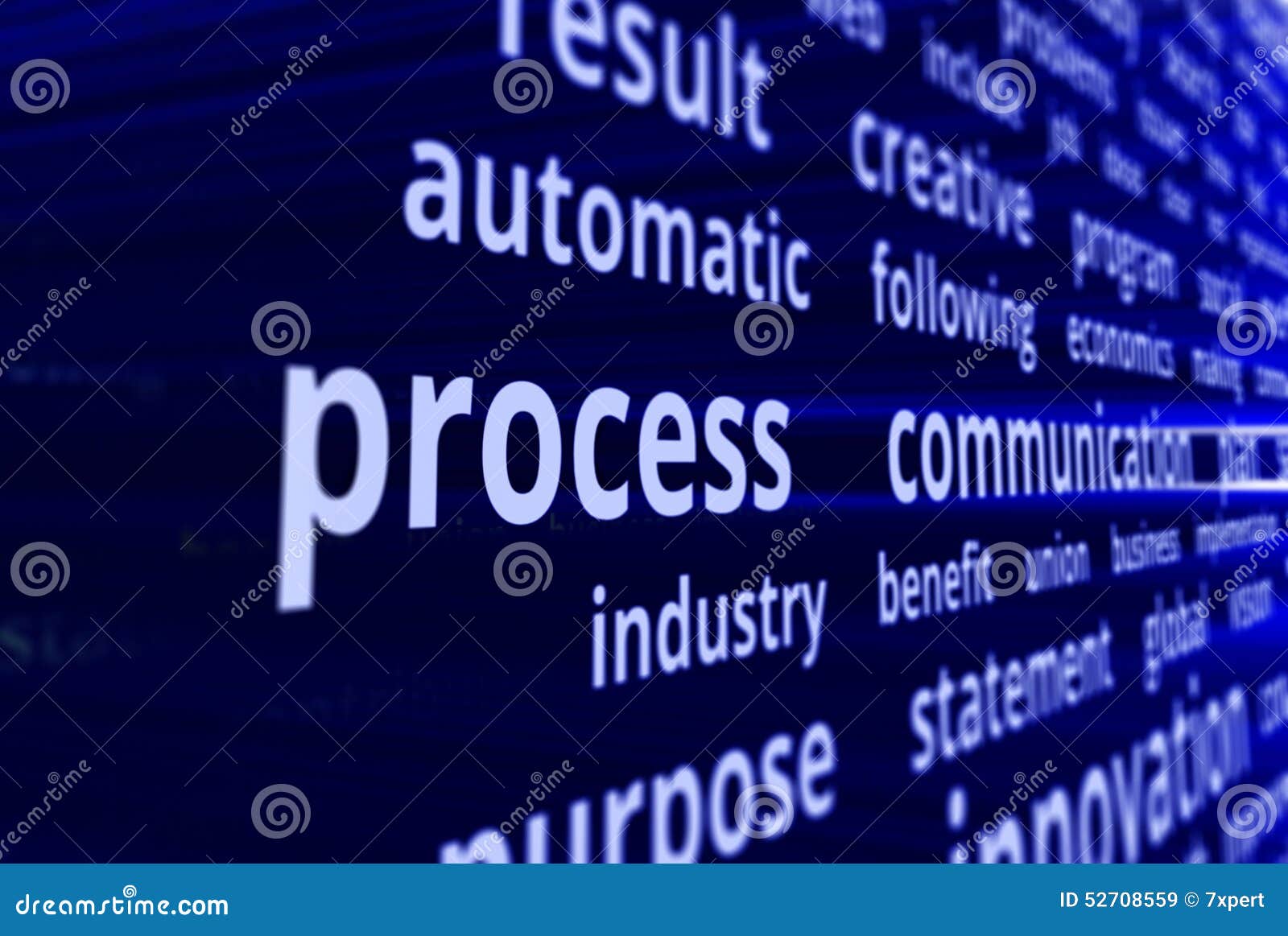 Process concept stock illustration. Illustration of abstract - 52708559