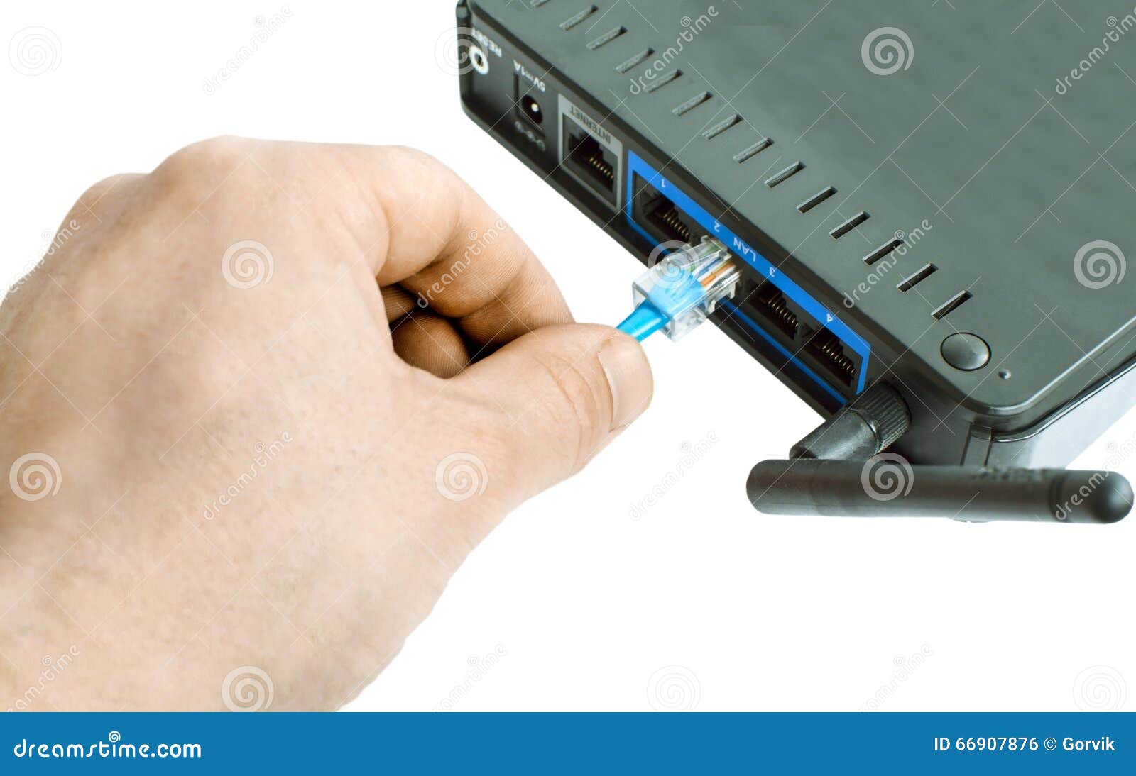 Process Connecting Cable To Router Stock Photos - Free & Royalty-Free ...