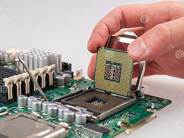 The Process of Connecting the CPU To the Processor Socket on a Modern ...
