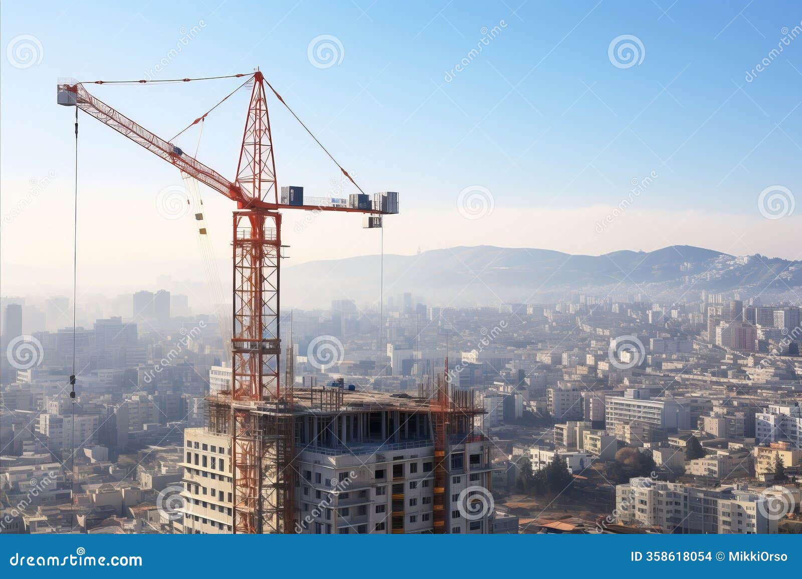 The Process of Constructing a Tall Unfinished Building with the Help of ...