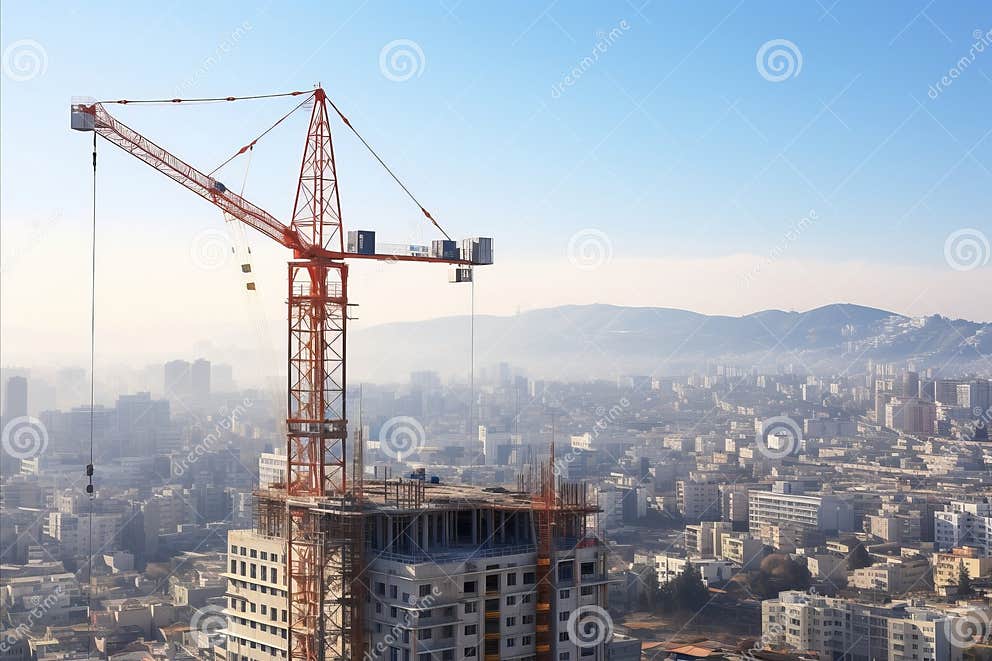 The Process of Constructing a Tall Unfinished Building with the Help of ...