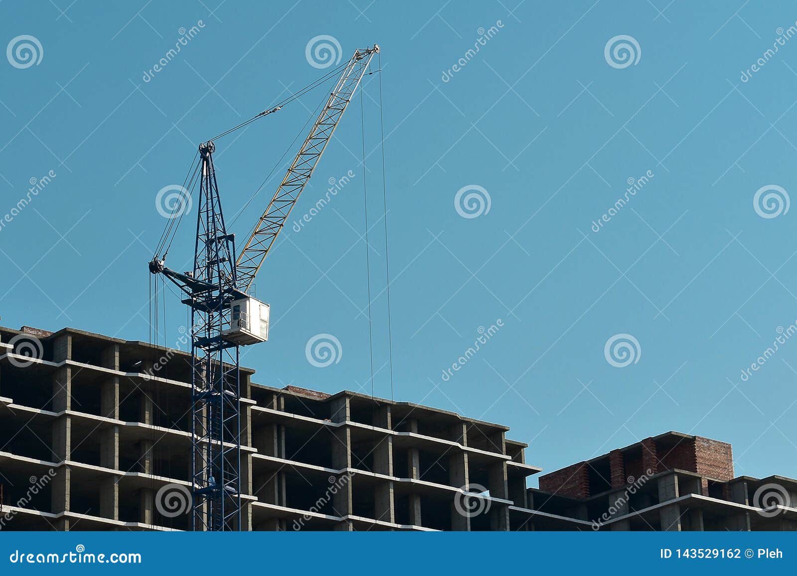 Construction Of High-rise Buildings, Concrete Formwork, Rebar Frame ...
