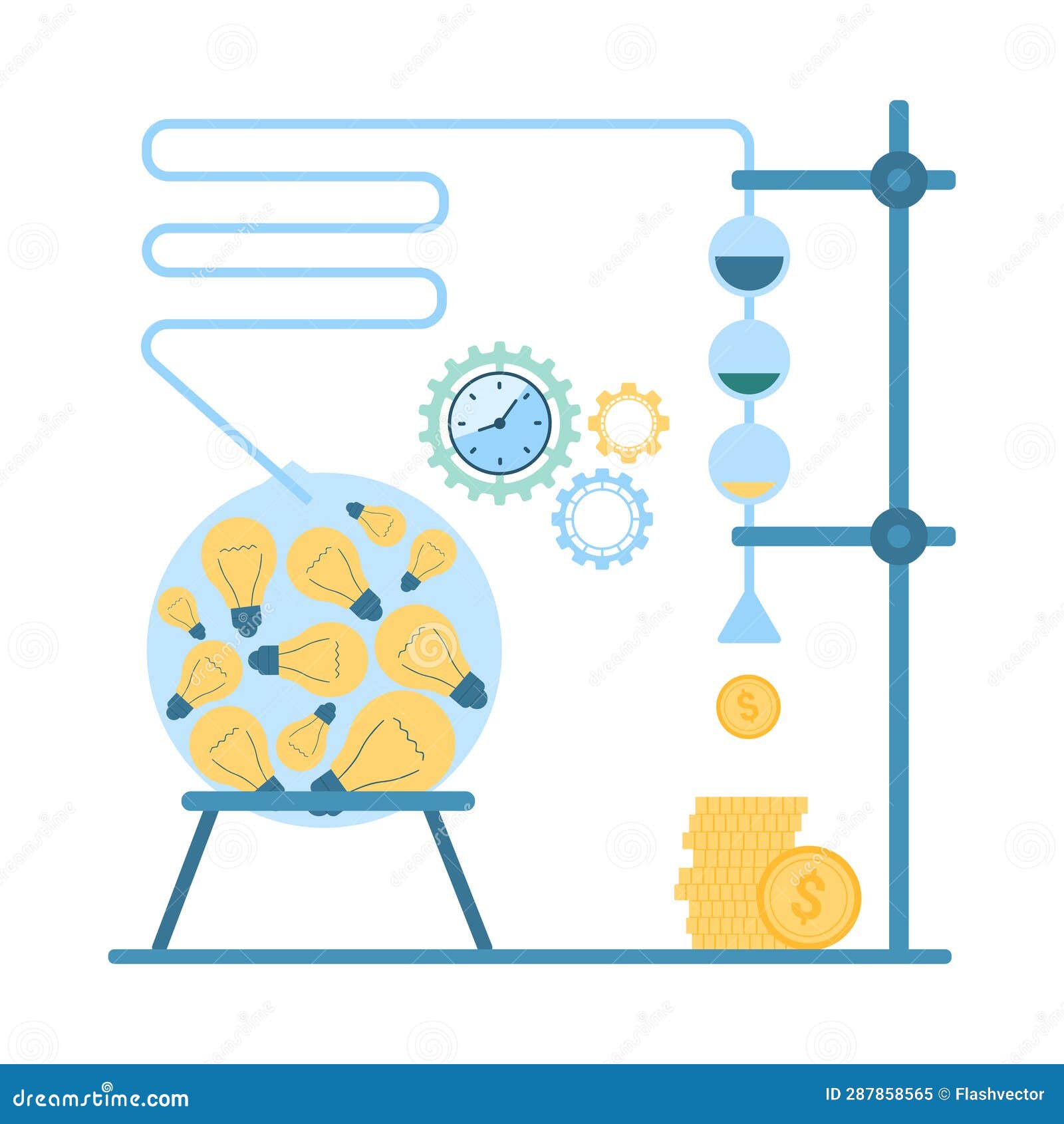 Process of Conversion of Idea into Money, Infographic Generator ...